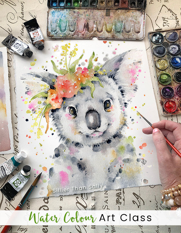 Koala - Water Colour Art Class – Sillier Than Sally