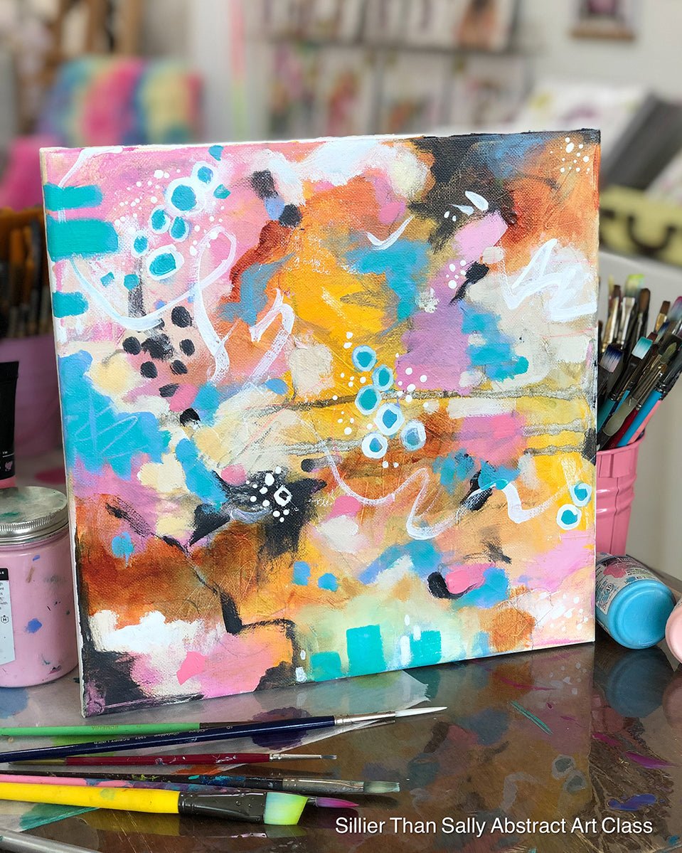 Abstract Art Class – Sillier Than Sally