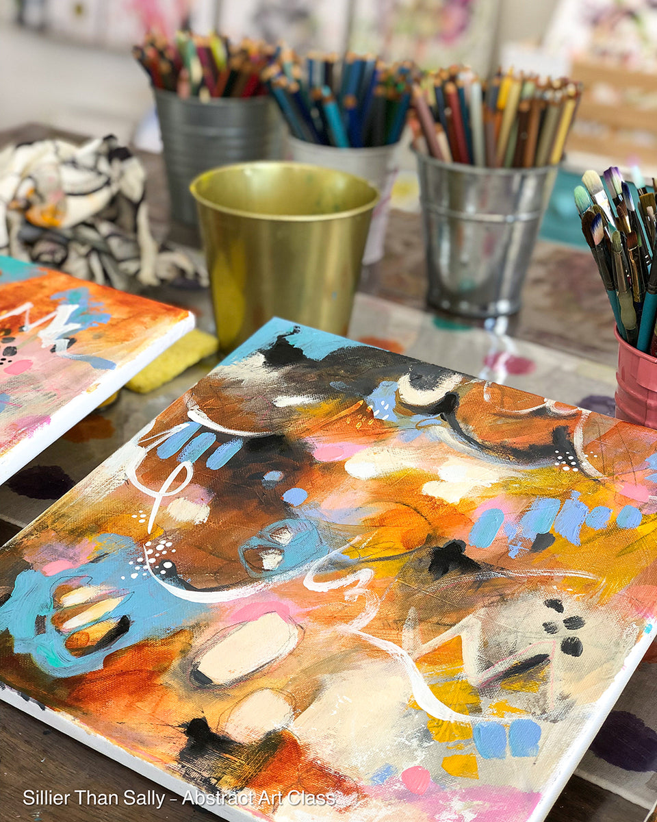Abstract Art Class – Sillier Than Sally