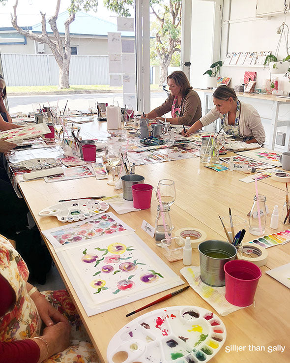 Paint & Sip Art Class! – Sillier Than Sally